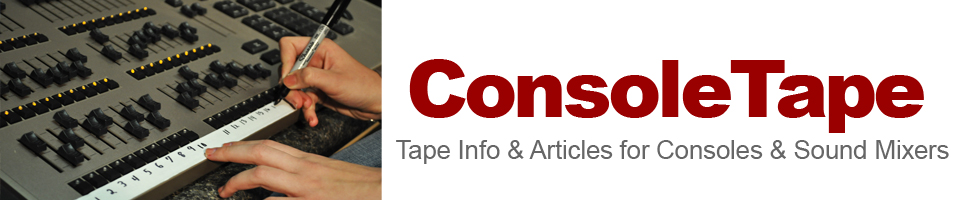 ConsoleTape.com – Information about labeling sound equipment with ...